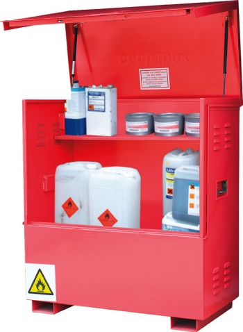 SENTRIBOX XLOCK F442 CHEMSTORE FLAMVAULT WITH DRIP TRAY - sentribox.co.uk